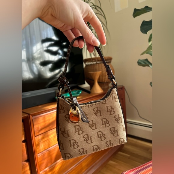Dooney & Bourke | Bags | Vintage Micro Mini Dooney And Bourke Db Logo Bag | Poshmark